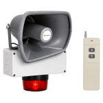 Kit Alarma Bocina Parlante con Audio Grabado + Control Remoto Alto ...