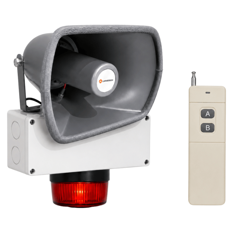 Kit Alarma Bocina Parlante con Audio Grabado + Control Remoto Alto ...